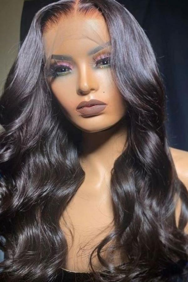 NEW NO DIY - REAL INVISIBLE HD LACE - STRAIGHT HUMAN HAIR LACE FRONT ...