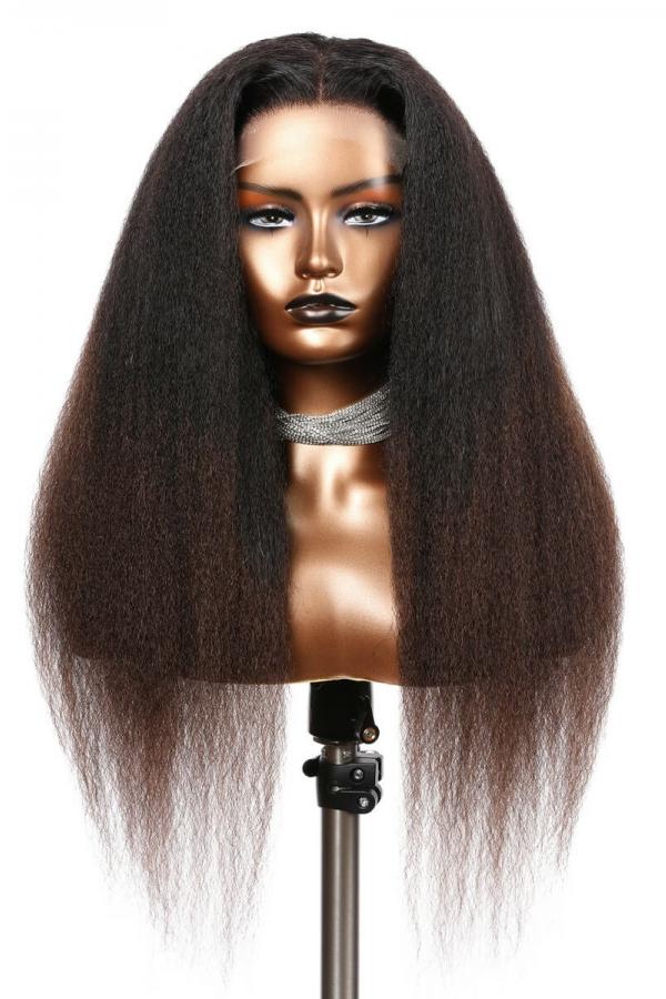 MIA -BEGINNERS’WIG COLLECTION - 10-MIN LACE WIG-OMBRE KINKY STRAIGHT ...