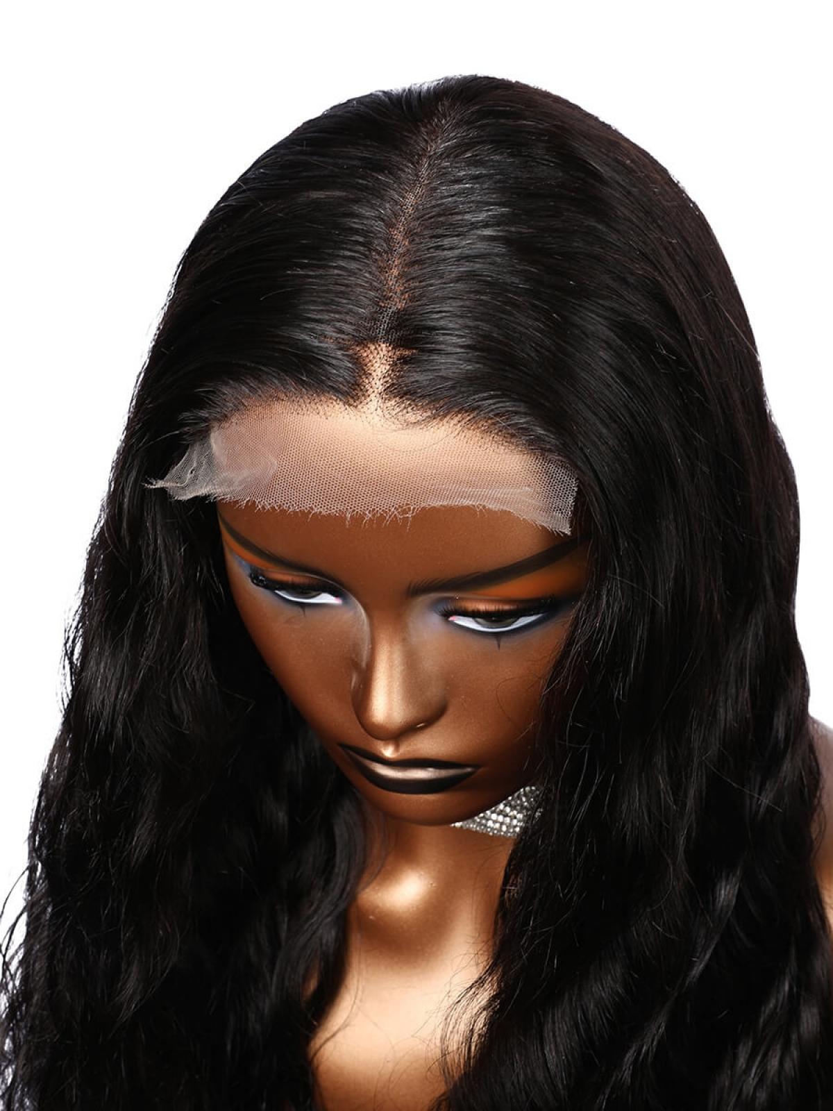 DELLA-BEGINNERS’WIG COLLECTIO -10-MIN LACE WIG-BLACK LOOSE WAVE-LACE ...