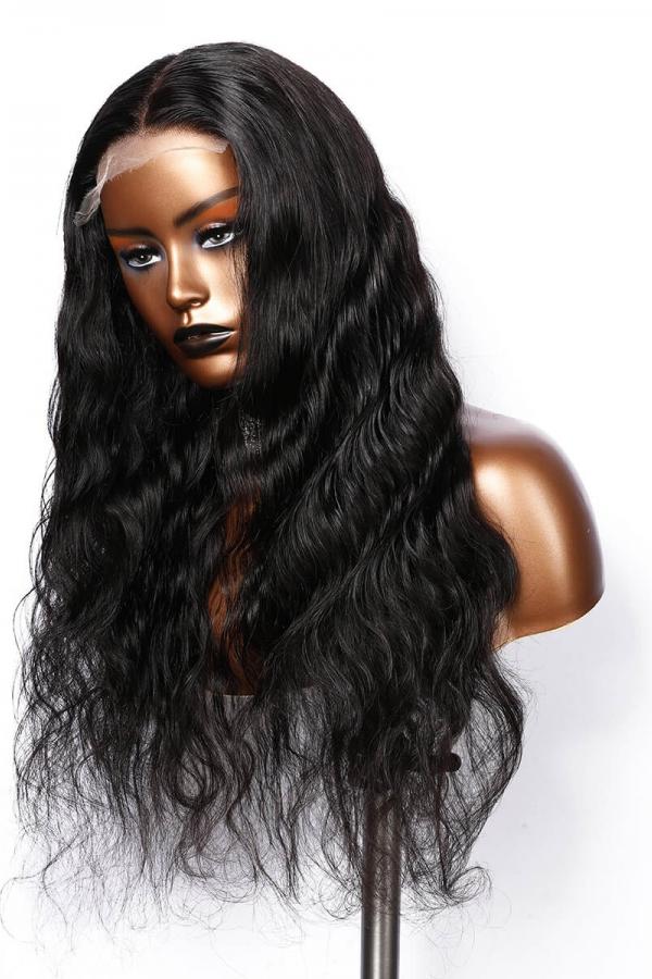 DELLA-BEGINNERS’WIG COLLECTIO -10-MIN LACE WIG-BLACK LOOSE WAVE-LACE ...
