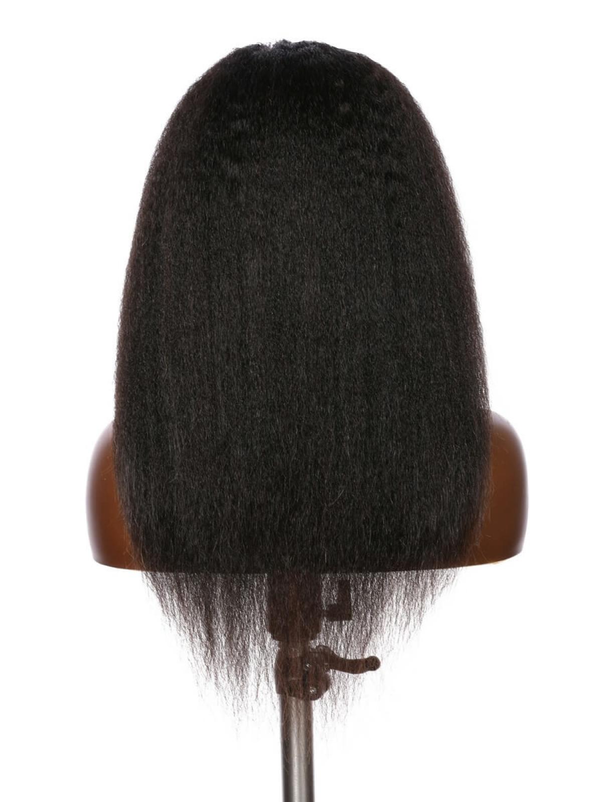 AMANDA -BEGINNERS’WIG COLLECTION - 10-MIN LACE WIG-NATURAL BLACK KINKY ...